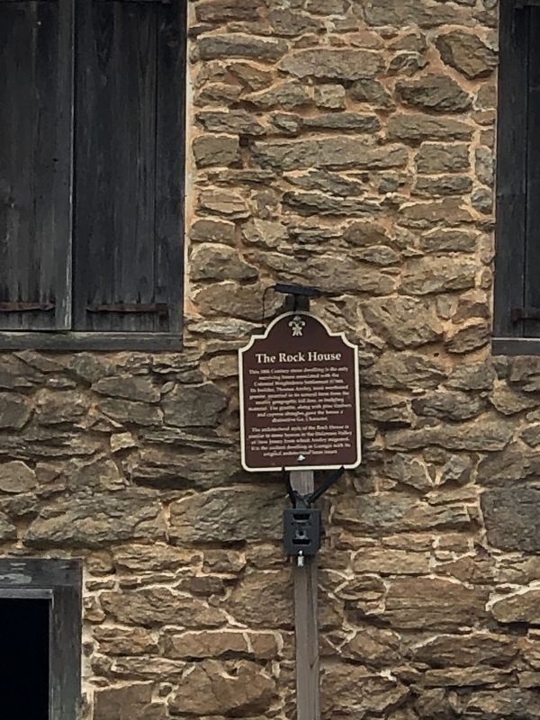 The Rock House Historical Marker