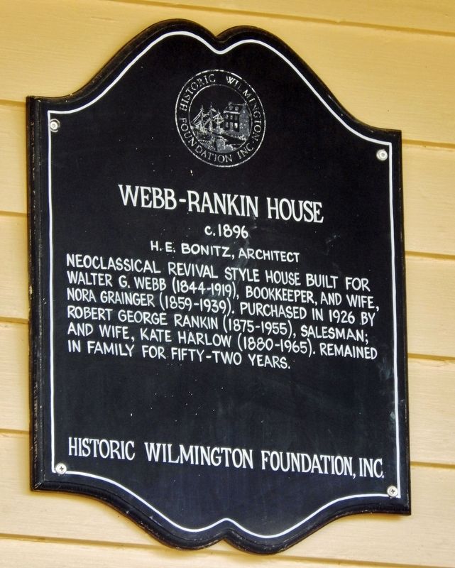 Webb-Rankin House Historical Marker