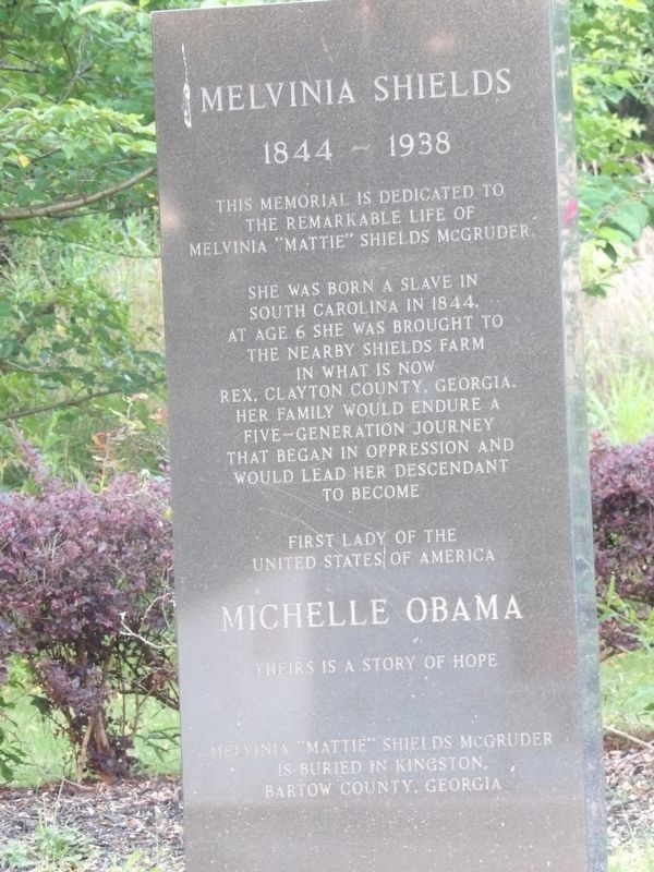 Melvinia Shields Historical Marker