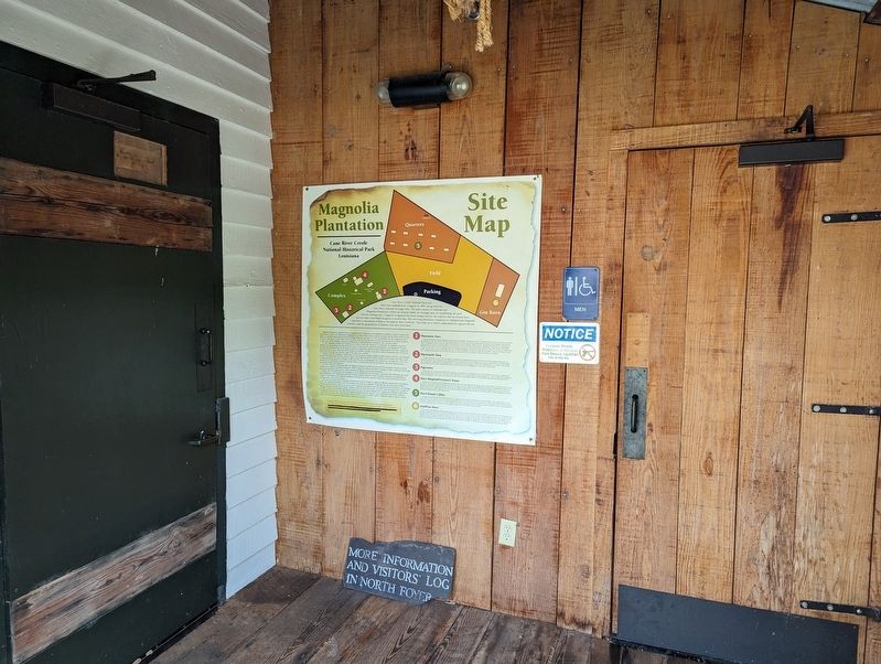 Magnolia Plantation Site Map Historical Marker