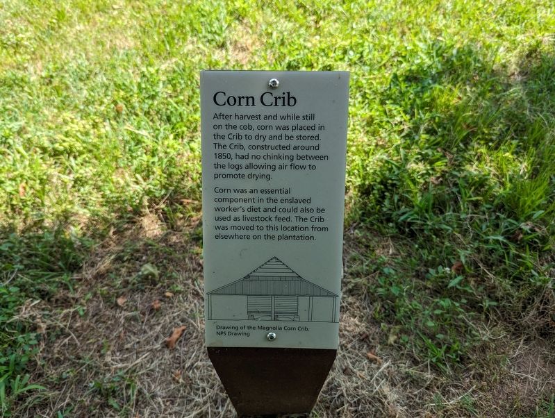 Corn Crib Historical Marker