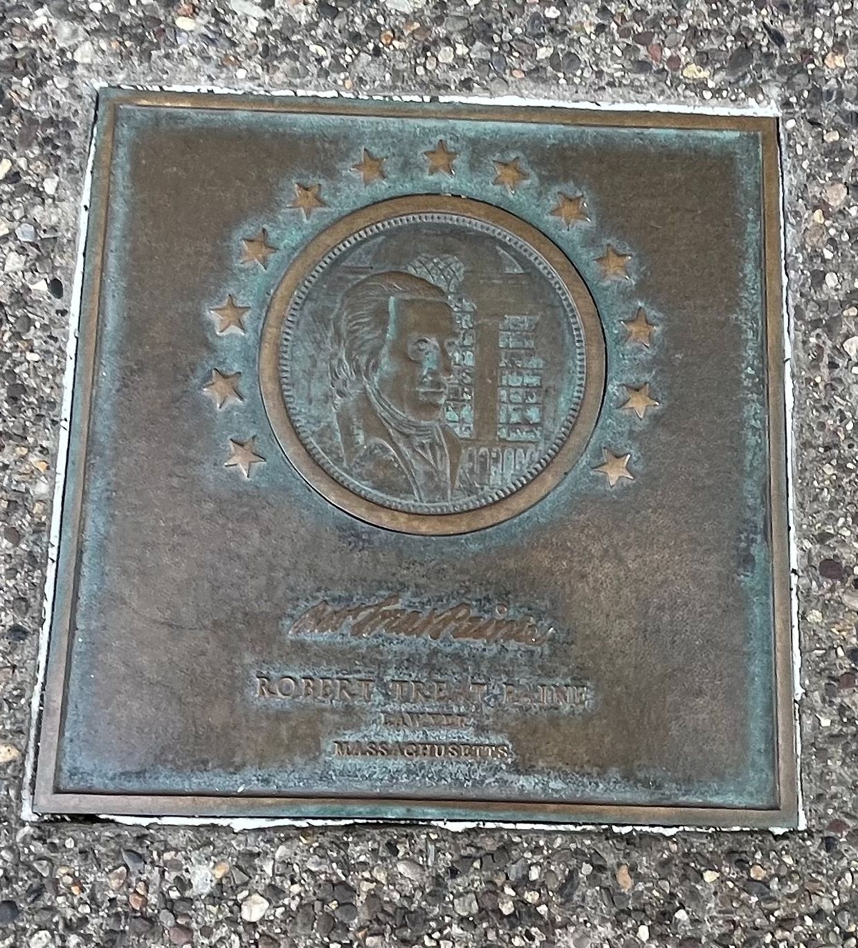 Photo: Robert Treat Paine plaque