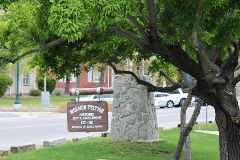 Mormon Station State Historic Park Historical Marker