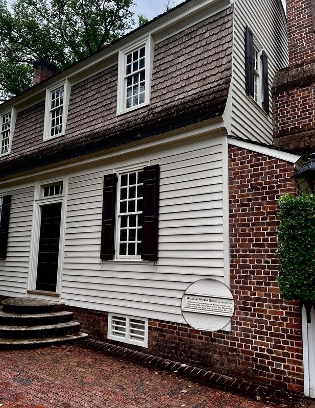 William Waters House Historical Marker