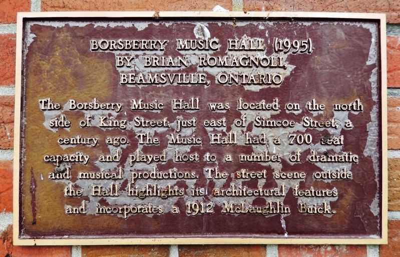 Borsberry Music Hall Historical Marker