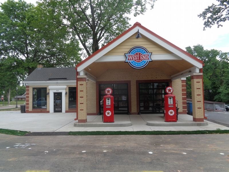 West End Service Station Historical Marker