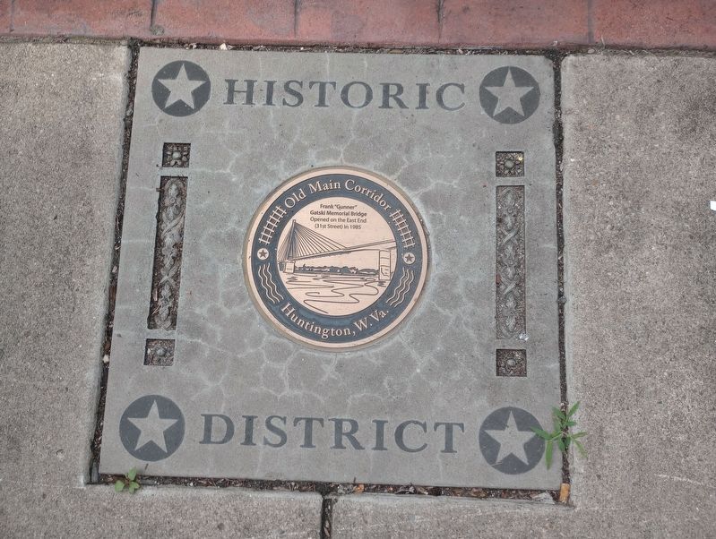 Frank "Gunner" Gatski Memorial Bridge Historical Marker
