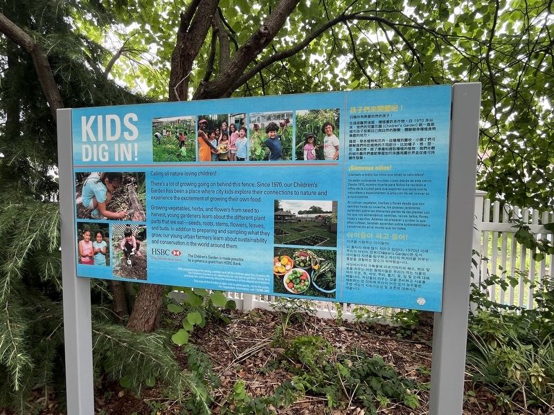 Kids Dig In! Historical Marker