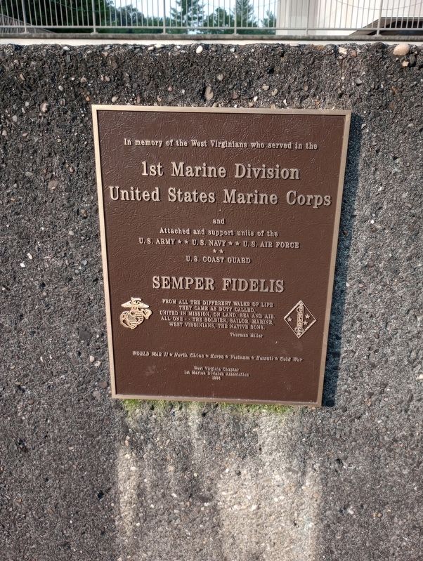 1st Marine Division United States Marine Corps, a War Memorial