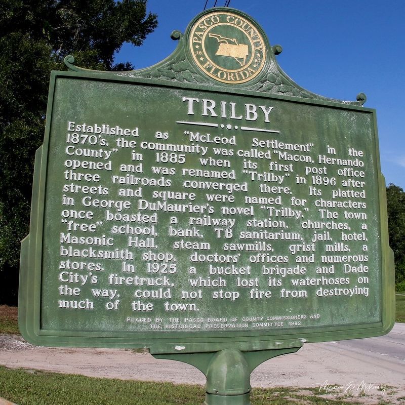 Trilby Historical Marker