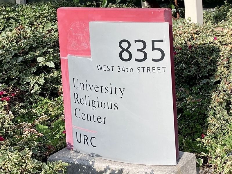 University Religious Center Historical Marker