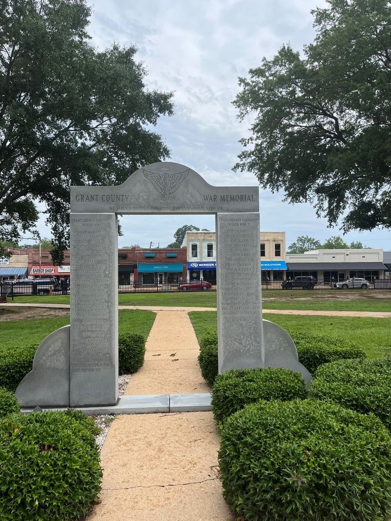 Grant County War Memorial, a War Memorial