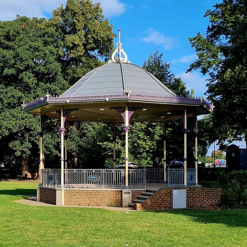 Alexandra Gardens Bandstand Historical Marker
