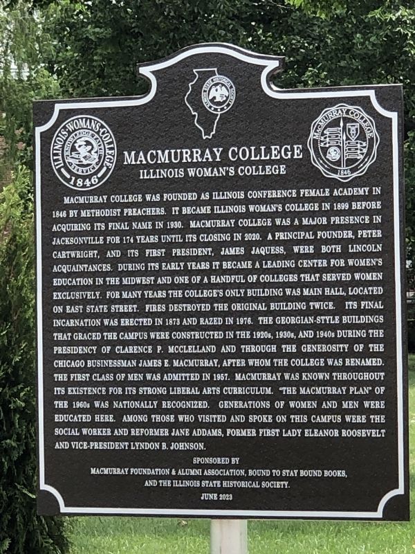 MacMurray College Historical Marker
