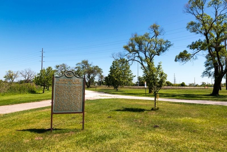 Muskegon Log Booming Company Historical Marker