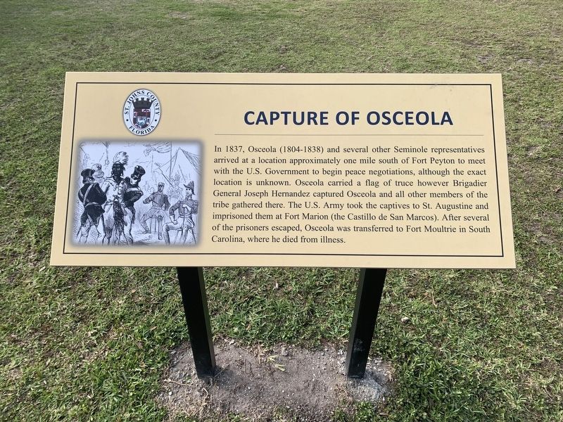 Capture of Osceola Historical Marker