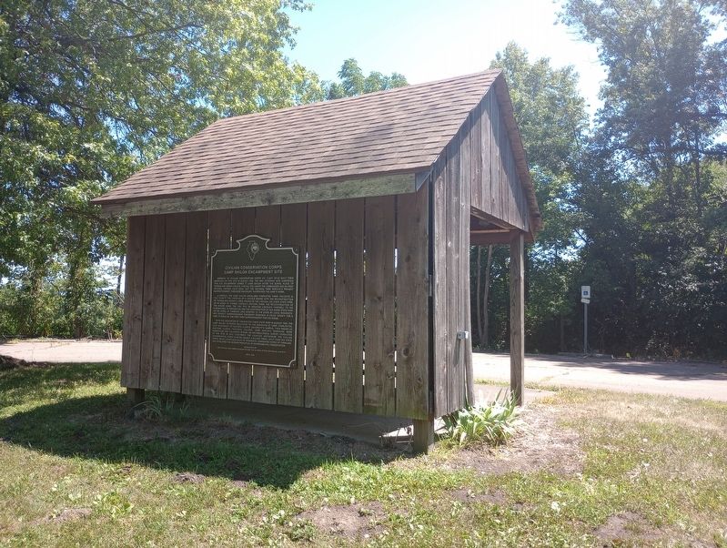 Civilian Conservation Corps Camp Shiloh Encampment Site Historical Marker