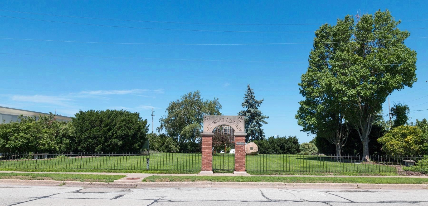 Old Indian Cemetery Historical Marker