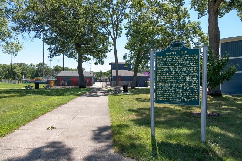 Marsh Field Historical Marker