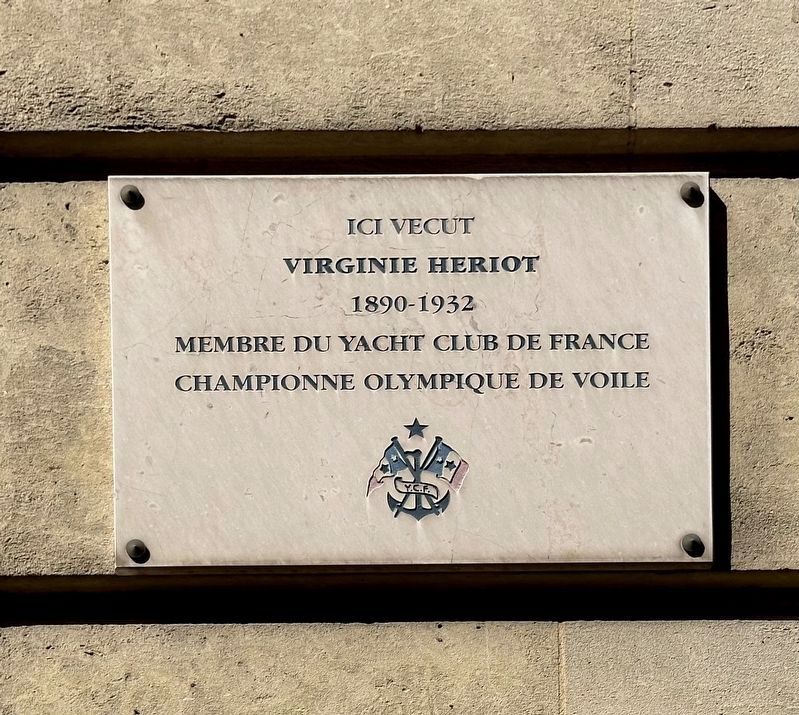Virginie Heriot Historical Marker
