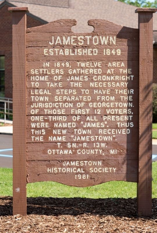 Jamestown Historical Marker