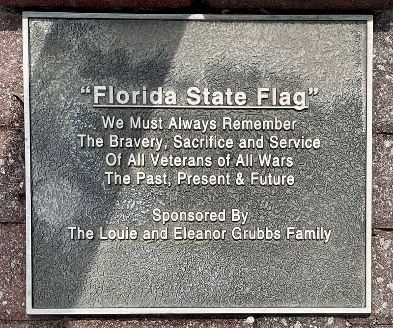 “Florida State Flag”, a War Memorial