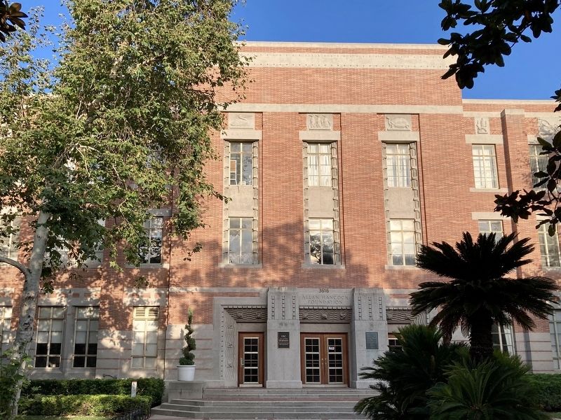 Hancock Foundation Building Historical Marker