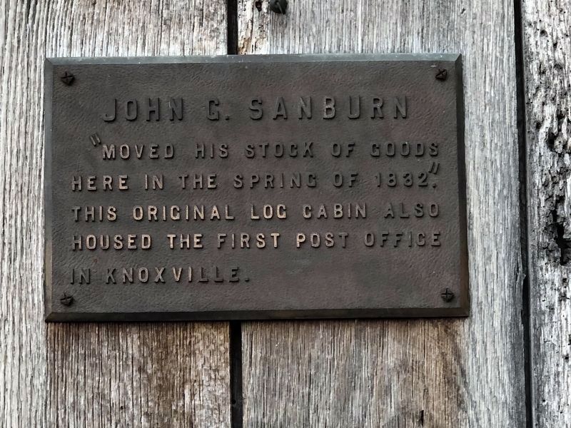 John G. Sanburn Historical Marker