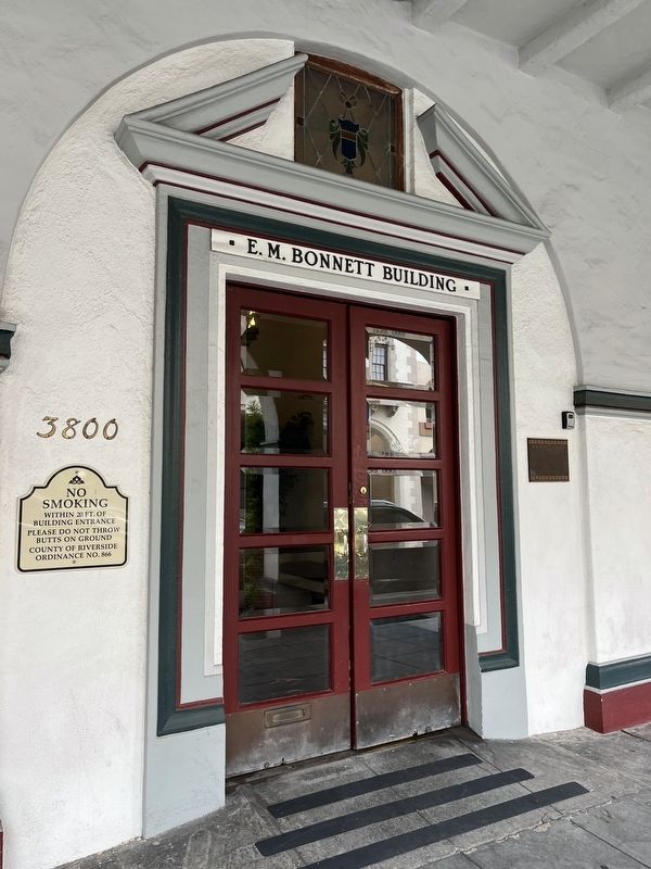 E. M. Bonnett Building Historical Marker