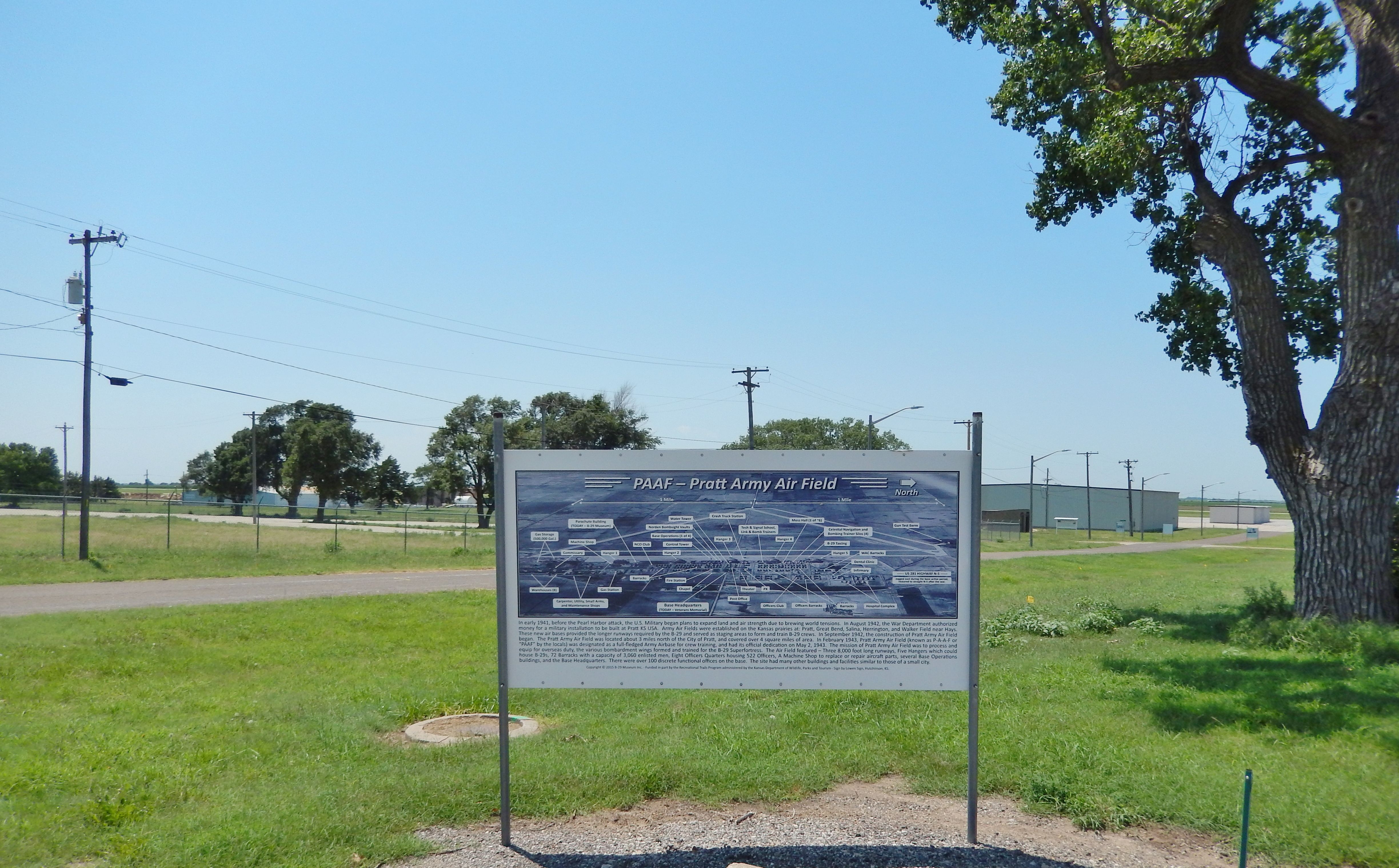 Photo: PAAF - Pratt Army Airfield Marker