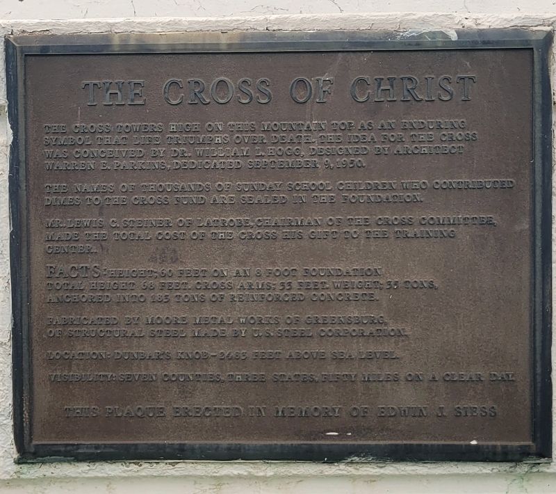 The Cross of Christ Historical Marker
