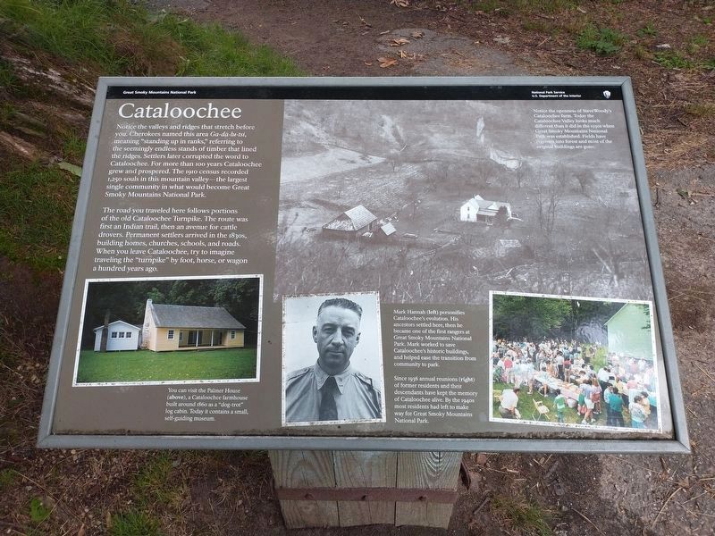Cataloochee Historical Marker