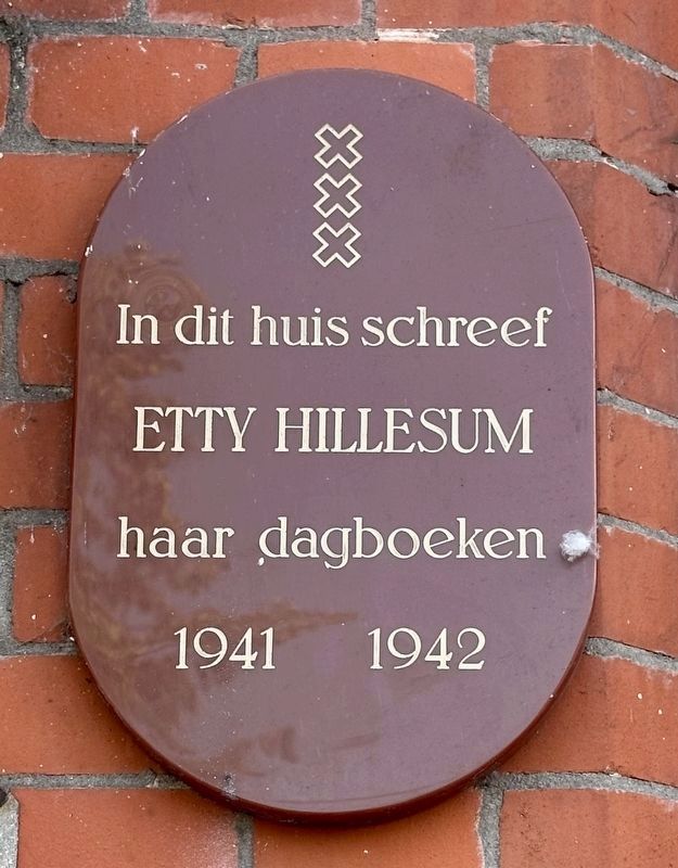 Etty Hillesum Historical Marker