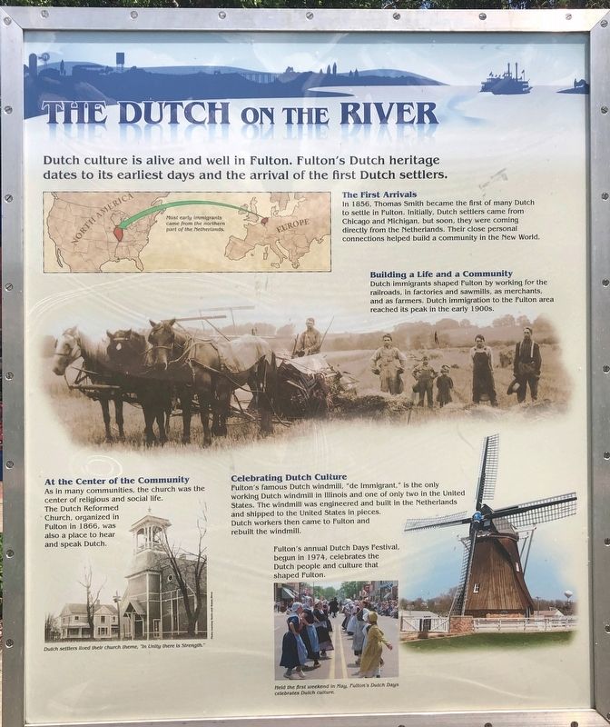 The Dutch on the River Historical Marker