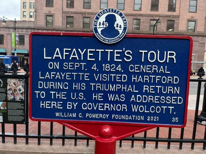 Lafayette's Tour Historical Marker