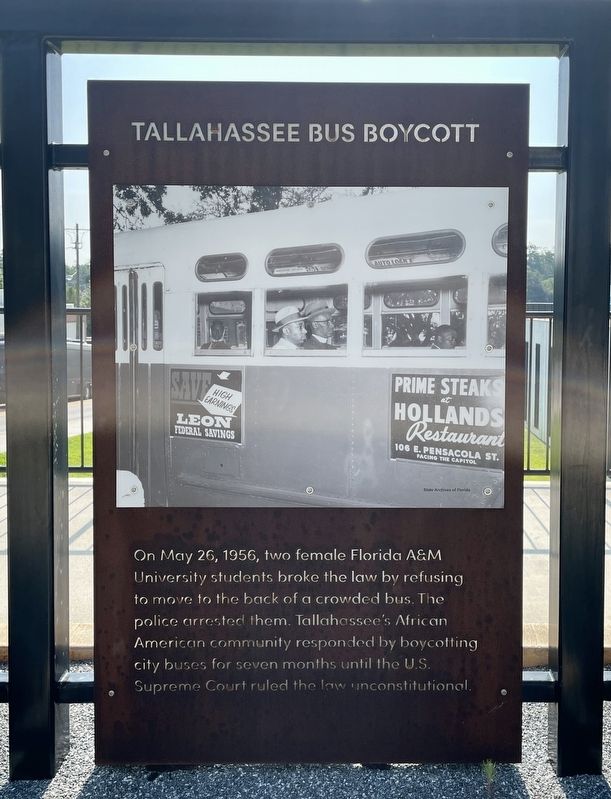 Tallahassee Bus Boycott Historical Marker