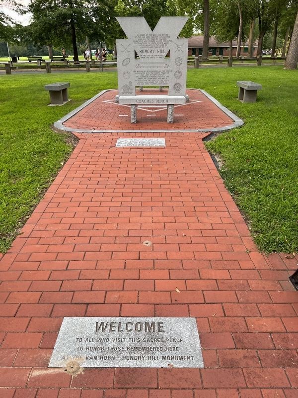 Van Horn - Hungry Hill Monument Historical Marker