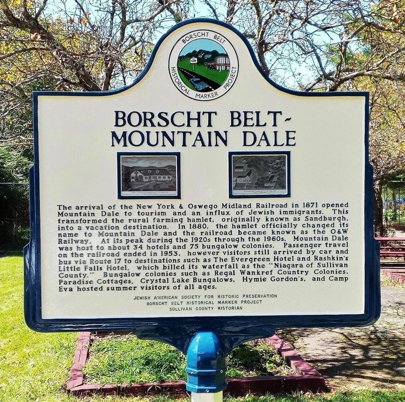 Borscht Belt - Mountain Dale Historical Marker