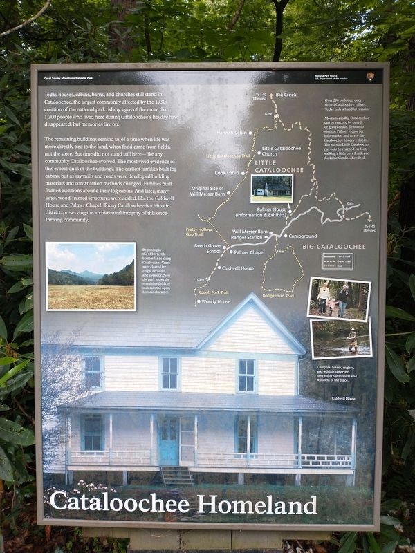 Cataloochee Homeland Historical Marker