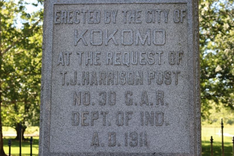 The Burial Place of Chief Kokomo Historical Marker