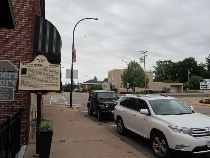 Clifford Marshall Thompson Historical Marker