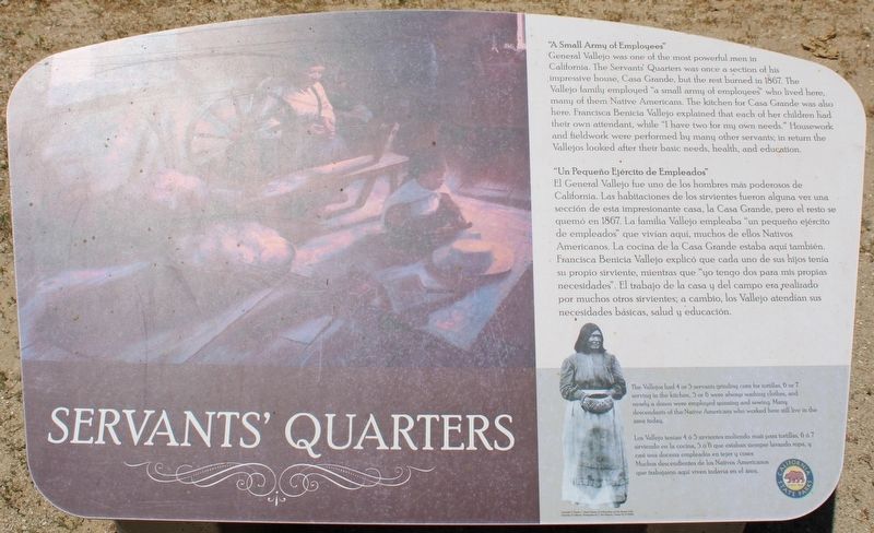 Servants' Quarters Historical Marker