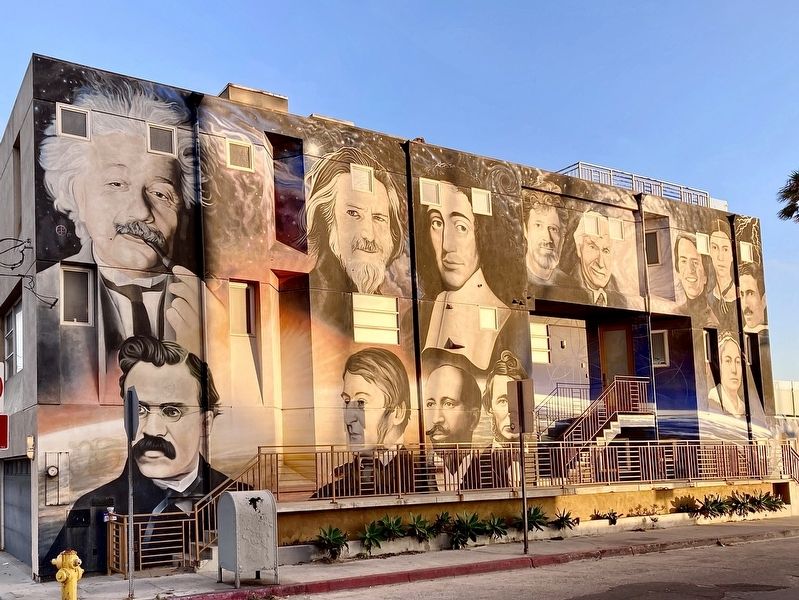 Luminaries of Pantheism Mural Historical Marker