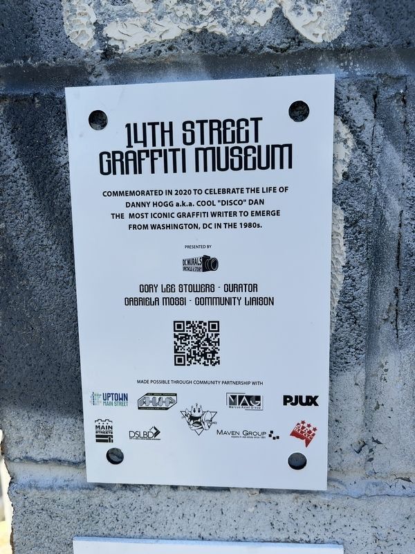 14th Street Graffiti Museum Historical Marker
