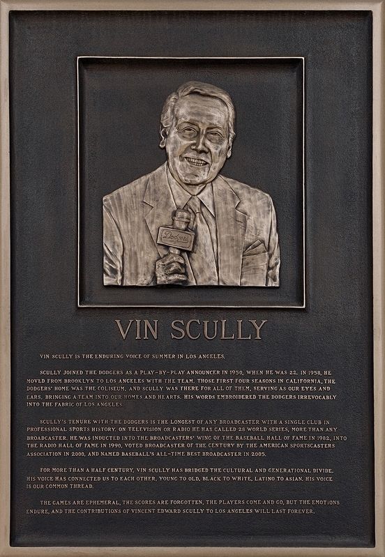Vin Scully Historical Marker