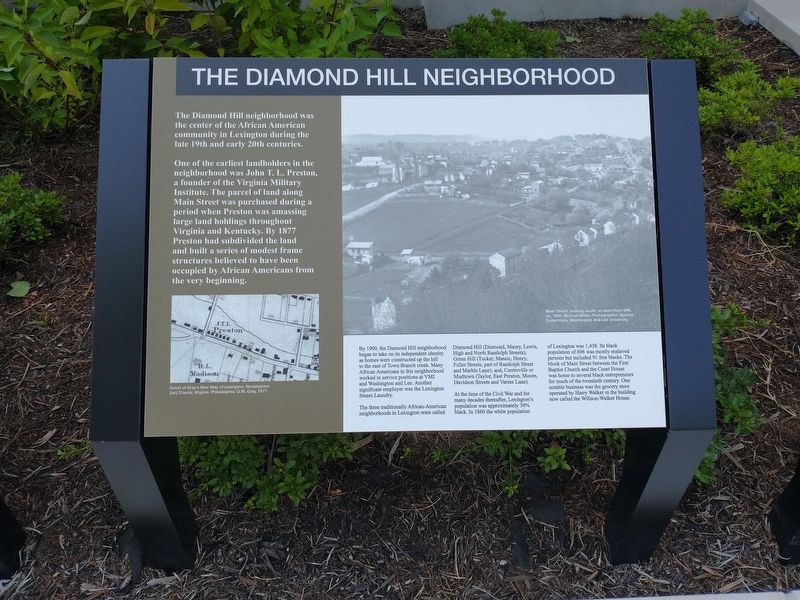 The Diamond Hill Neighborhood Historical Marker