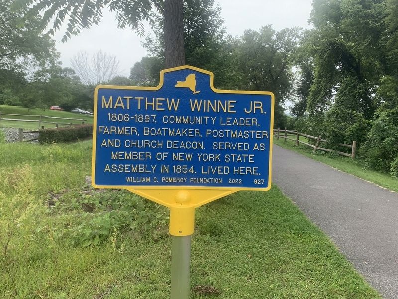 Matthew Winne Jr. Historical Marker
