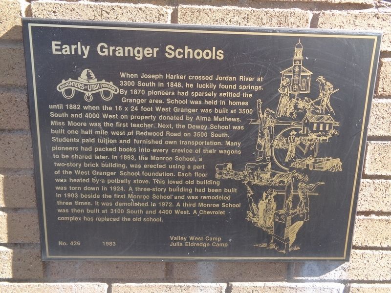 Early Granger Schools Historical Marker