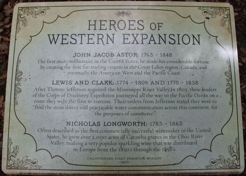 Heroes of Western Expansion Historical Marker