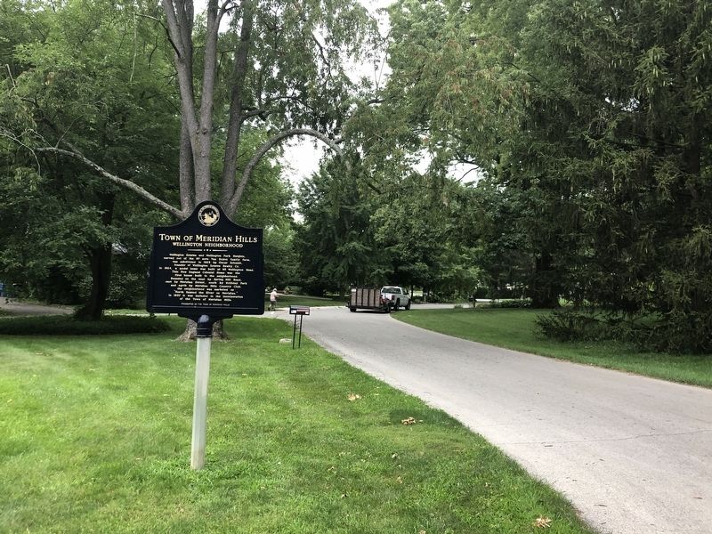 Town of Meridian Hills Historical Marker
